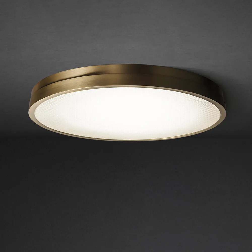 AFX Wrap Brass Minimalist Round LED Ceiling Lights