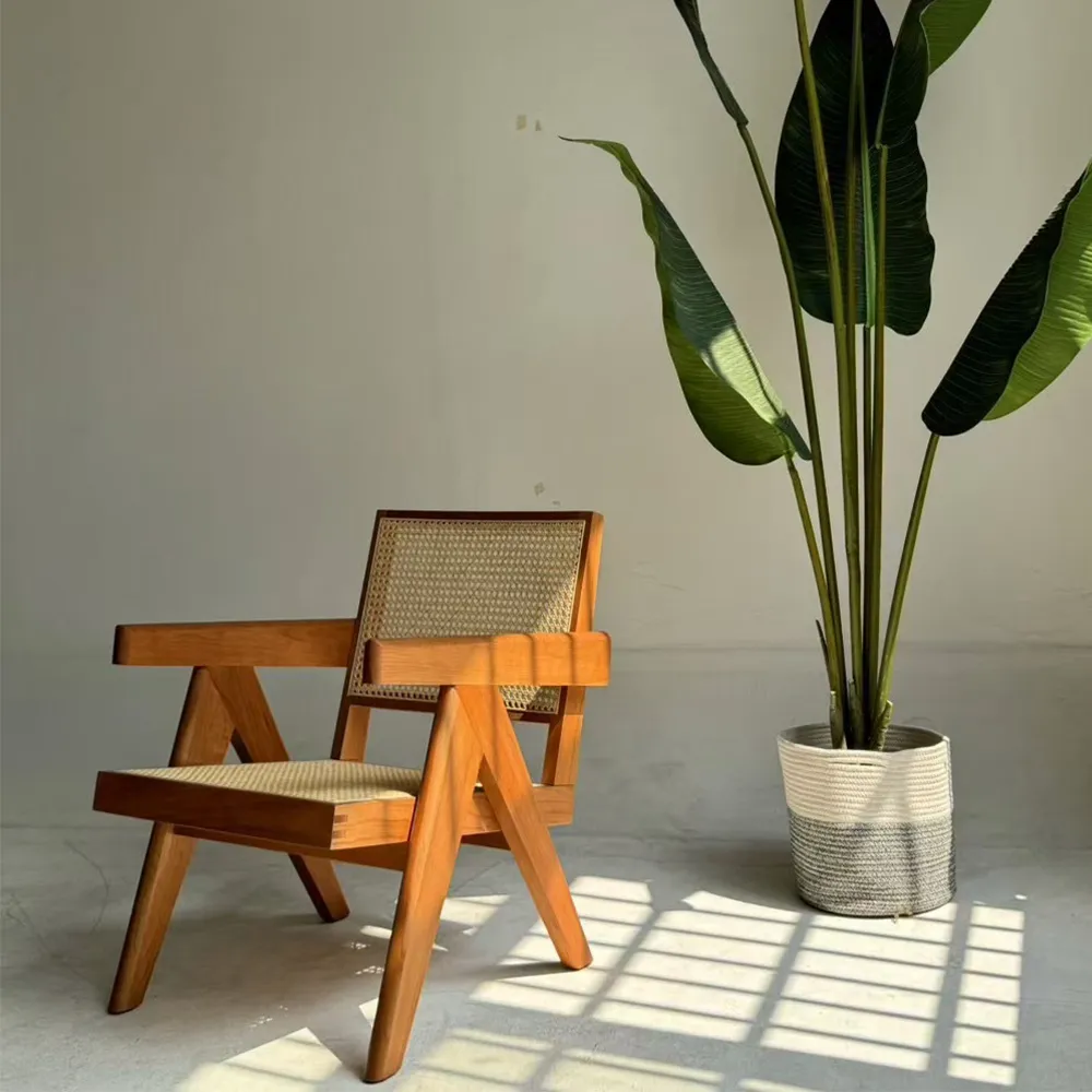 Rattan Chair Outdoor Recliner for Relaxing