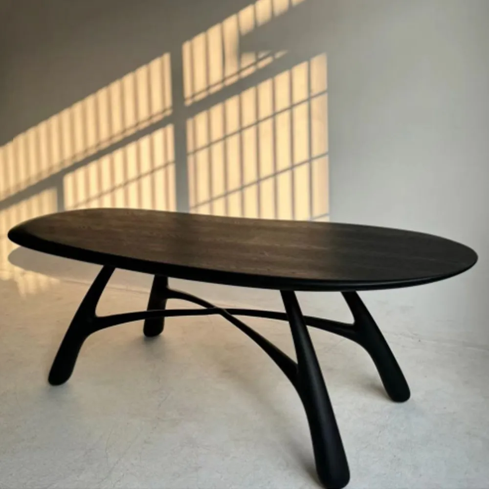 Black Oval Dining Table for Timeless Dining Rooms